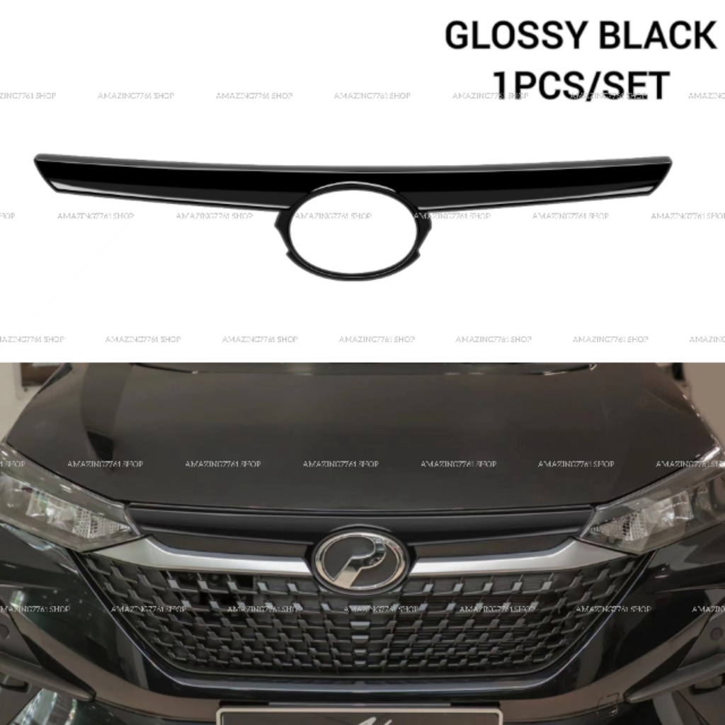 AMAZING PERODUA NEW ALZA 2022-2024 CAR FRONT GRILLE TRIM GARNISH FRONT ...