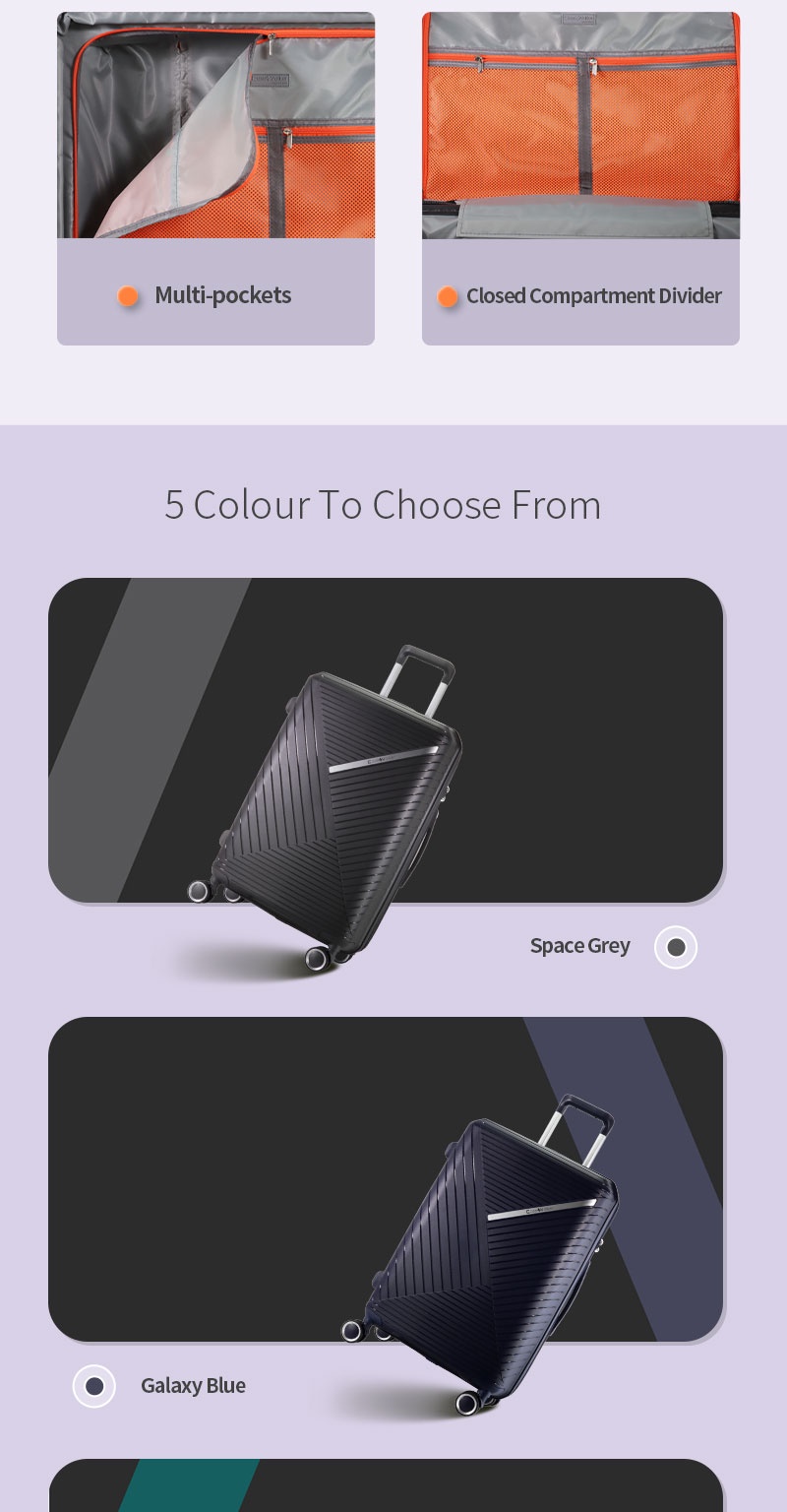 Case Valker Signature ProX 28" Unbreakable Polypropylene TSA PP ...