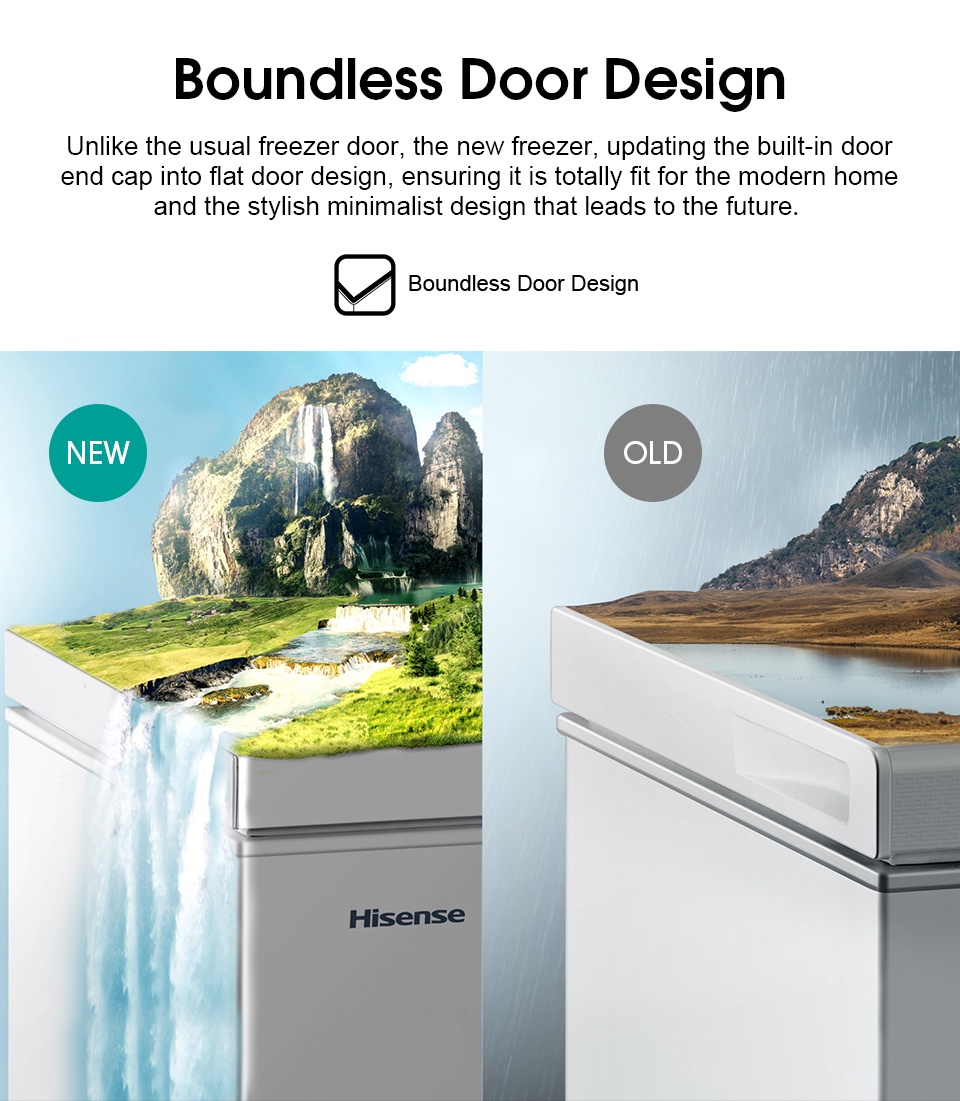 [FREE SHIPPING] Hisense (128L) Super Freeze Chest Freezer With 360 ...