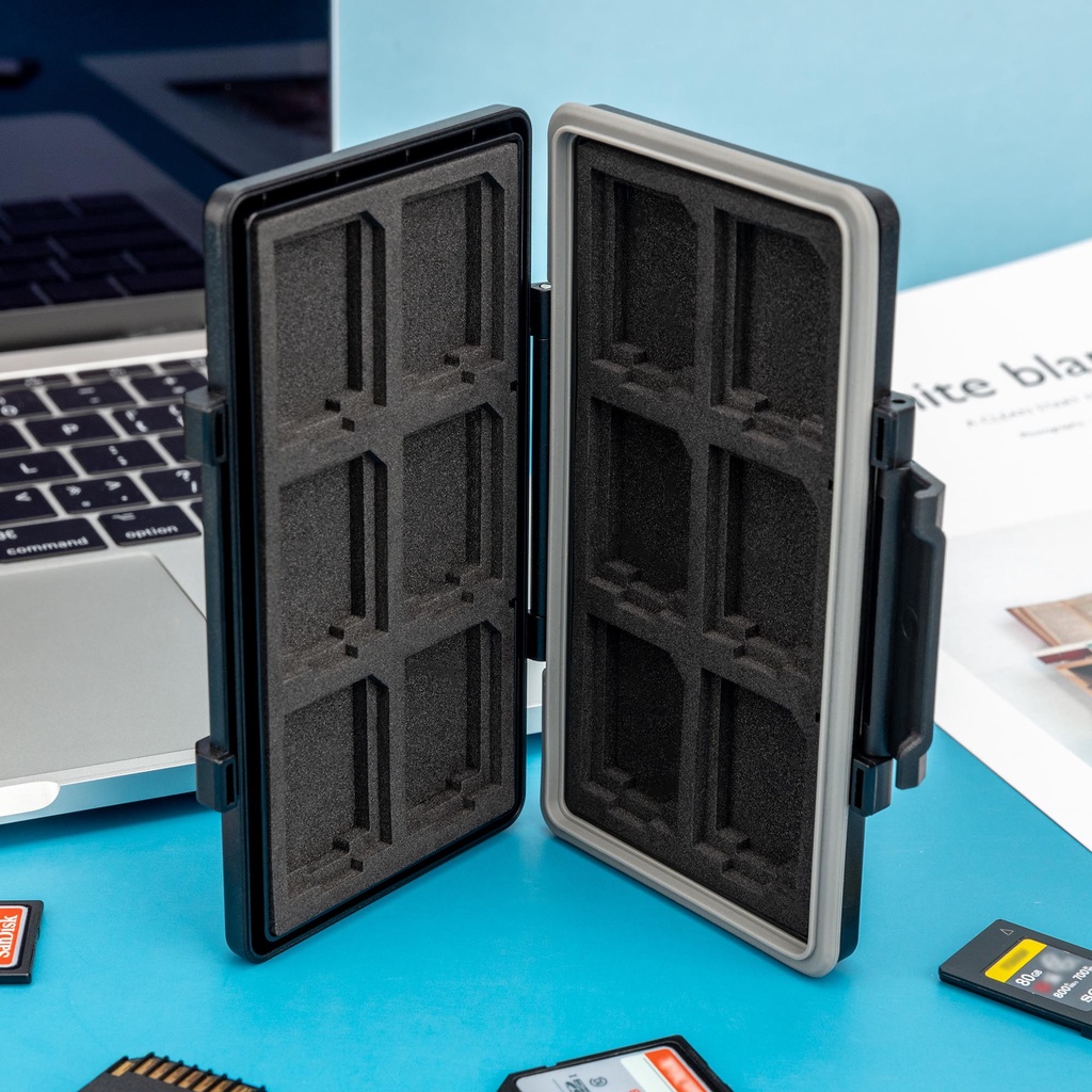 JJC 24 Slot Memory Card Case SD Card and CFexpress Type A Card ...