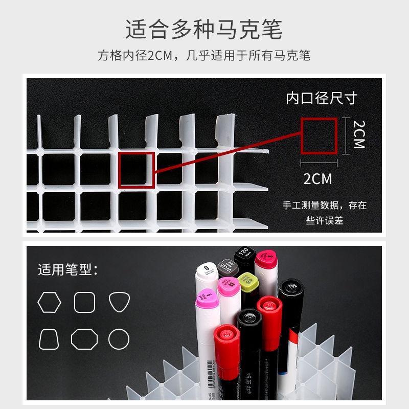Double Head Art Maker Pen Set with Box Design Double Head Brush Pen ...