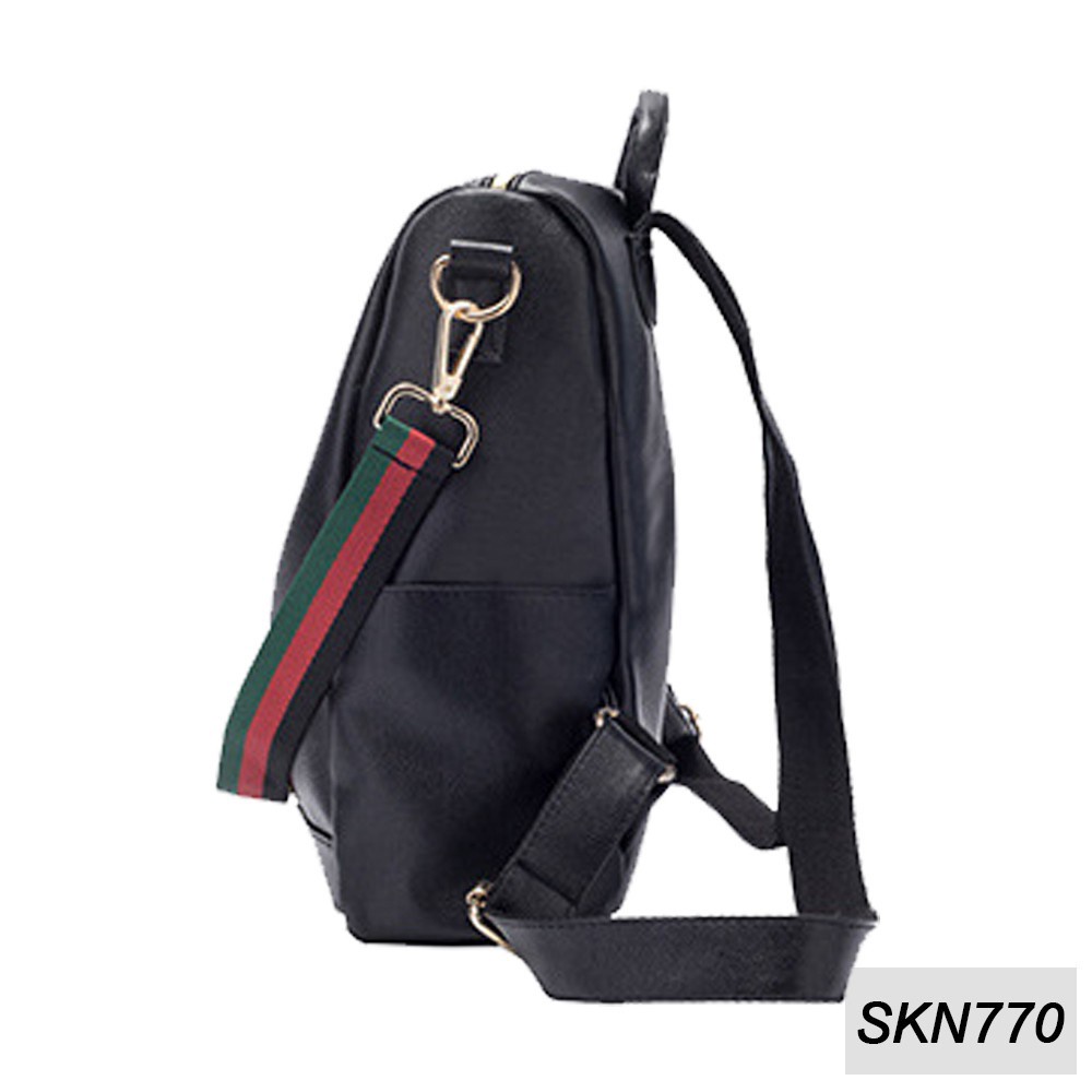 Travel Star SKN770 Double Strap PU Leather Backpack | Shopee Malaysia