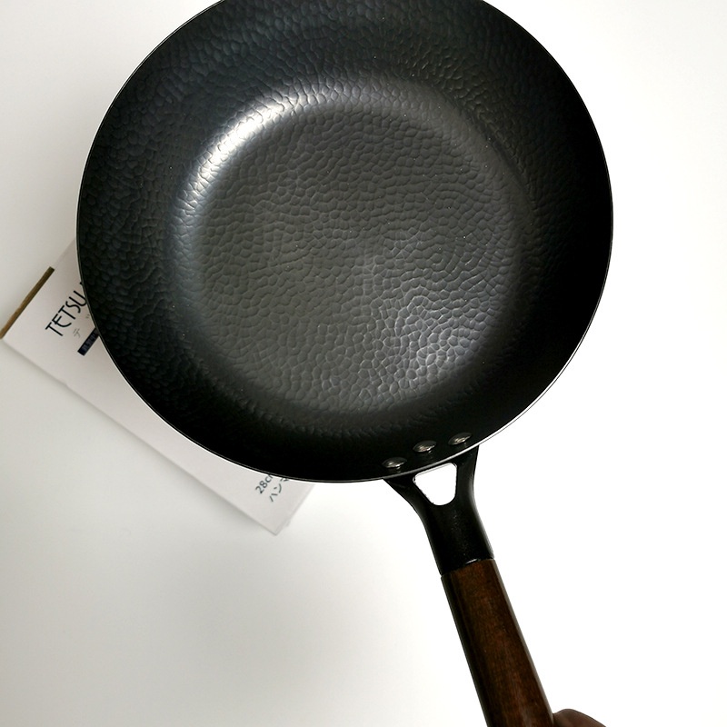 Frying Pan & Handle Set Beech / Iron Pan 28cm Non-Sticky Pan Flat ...