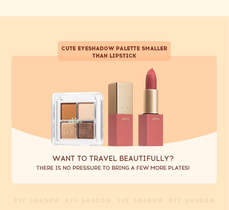 UKISS Cosmetics Mini Small Eyeshadow Palette - 4 Colour | Shopee Malaysia