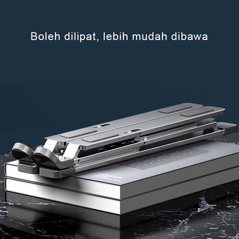 JAERSENT Laptop Stand Bracket Foldable Aluminium Alloy Laptop Holder ...