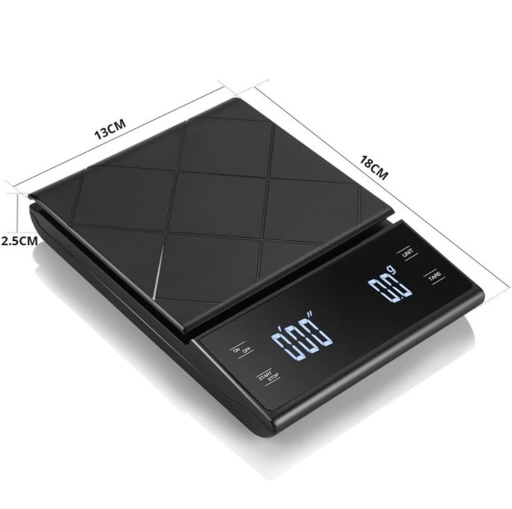 Lcd Display Kitchen Scales Electronic Scale With Timer 3Kg/0.1G High ...