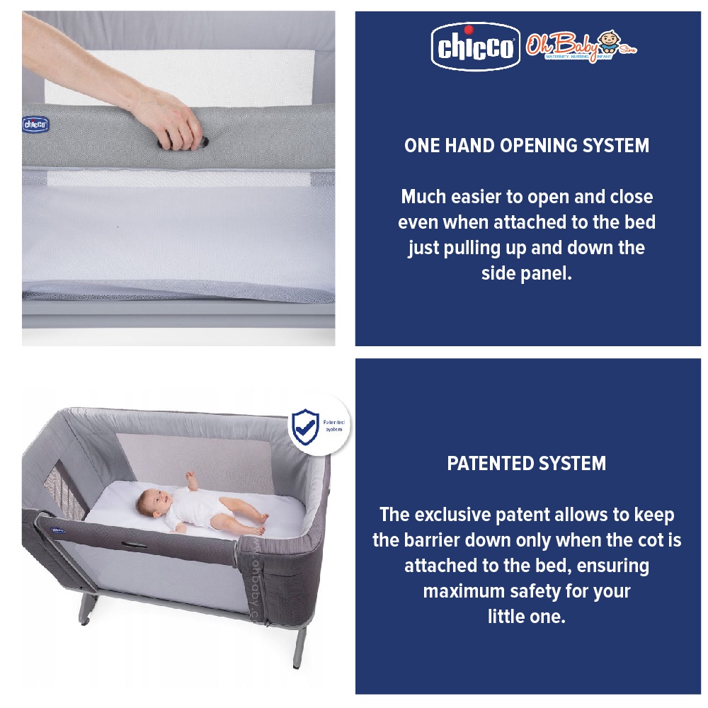 Chicco Next2Me Forever Cosleeping Cot From Newborn to 22kg | Shopee ...