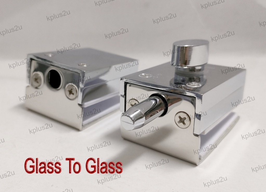 Glass shower door lock bathroom lock wall to glass kunci mandi kaca ...