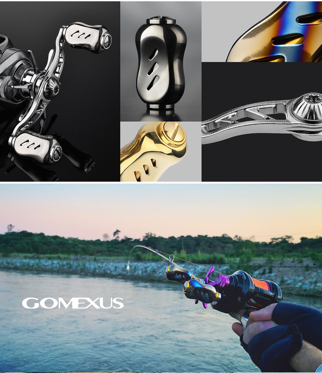 Gomexus Galaxy-22 CNC Reel Handle Titanium Casting Reel Sleeve For ...
