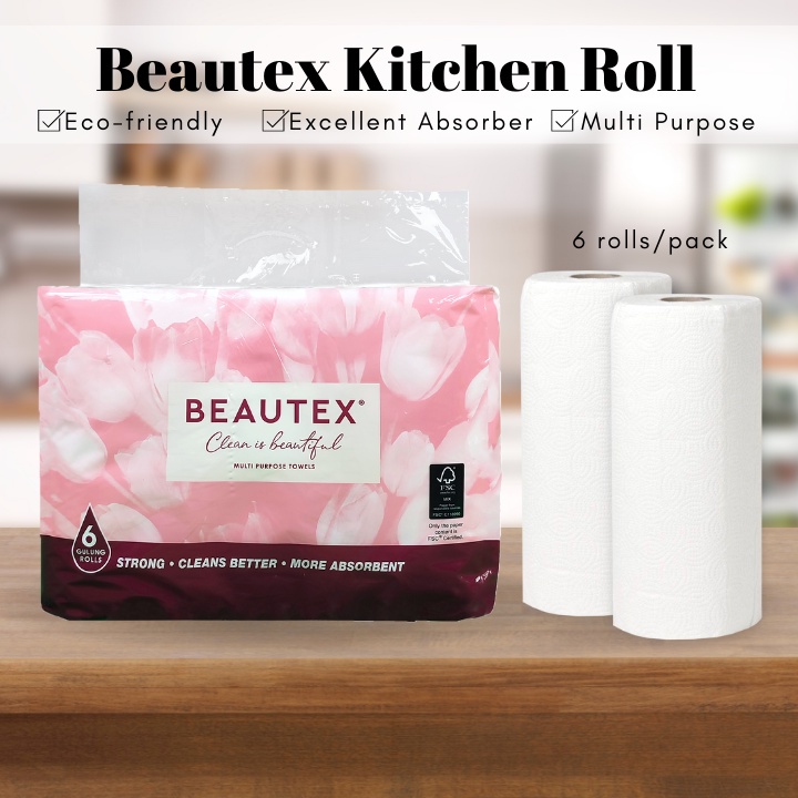 Beautex Kitchen Tissue Roll Multi Purpose Kitchen Towel Kitchen Paper ...