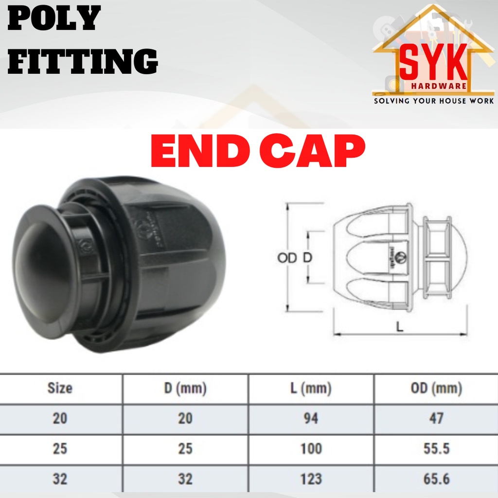 SYK Poly Fitting Poly Pipe Connector HDPE Poly Fitting Smart Coupler ...
