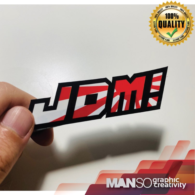 JDM Sticker Japan Flag Sticker Honda Toyota Daihatsu Mitsubishi Mazda ...