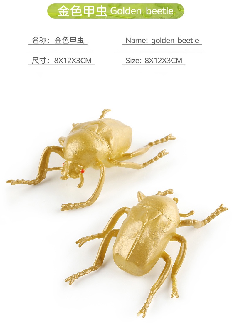 Mini Simulation Insect Model Ladybug Bee Spider Cockroach Models Action ...