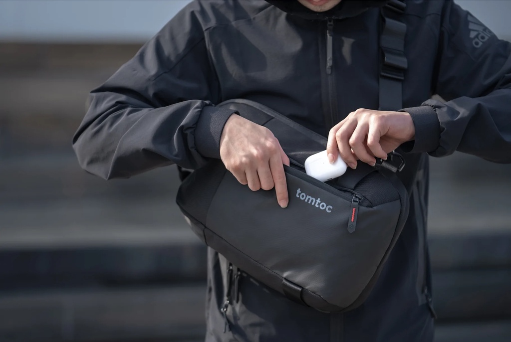 tomtoc T24 Crossbody Bag for Ipad & Macbook Men Sling Bag Daily ...