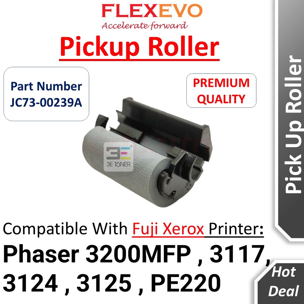 Paper Feed JC73-00239A Pickup Roller for Fuji Xerox Phaser 3200 3117 3124 3125 PE220 P3125 P3124 ...