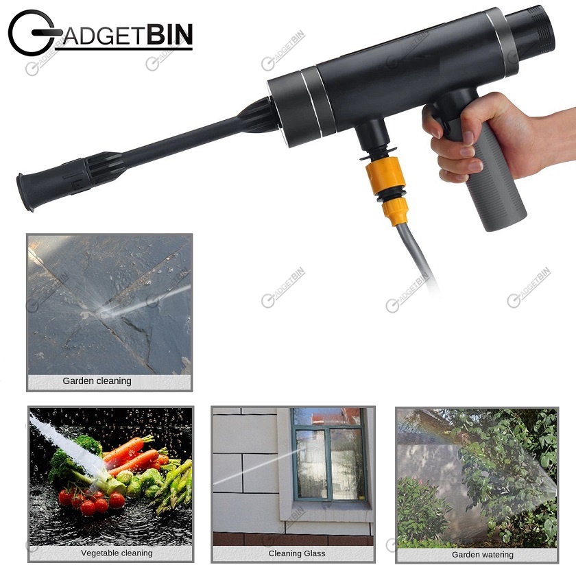 HPC38 Cordless High Pressure Water Gun Car Water Jet Washer Household ...