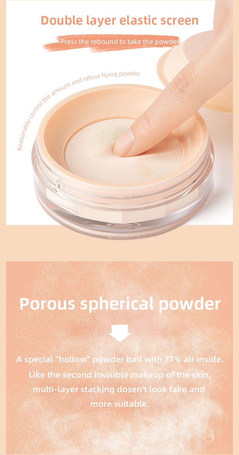 UKISS Loose Powder Makeup Powder Oil Control Long-Lasting Waterproof ...