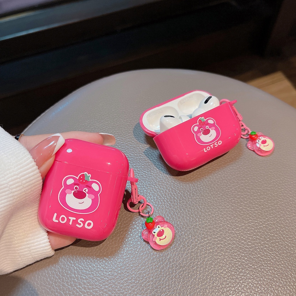 Case For Airpods pro2 2022 With Cartoon SpongeBob KeyChain Stitch ...