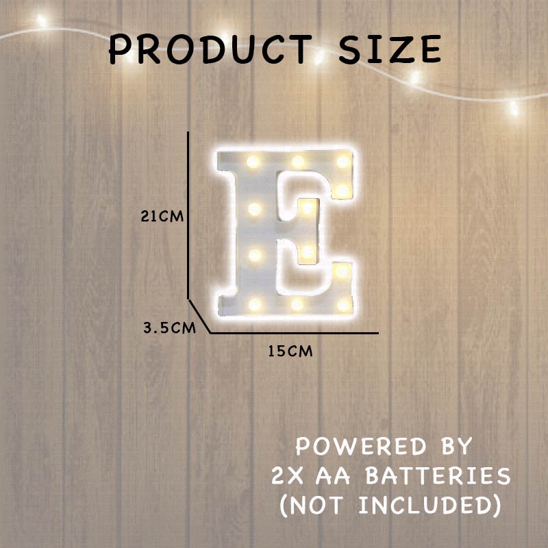 HAPPY NEW YEAR LED Light Word Set 3D English Letter Wording Alphabet ...