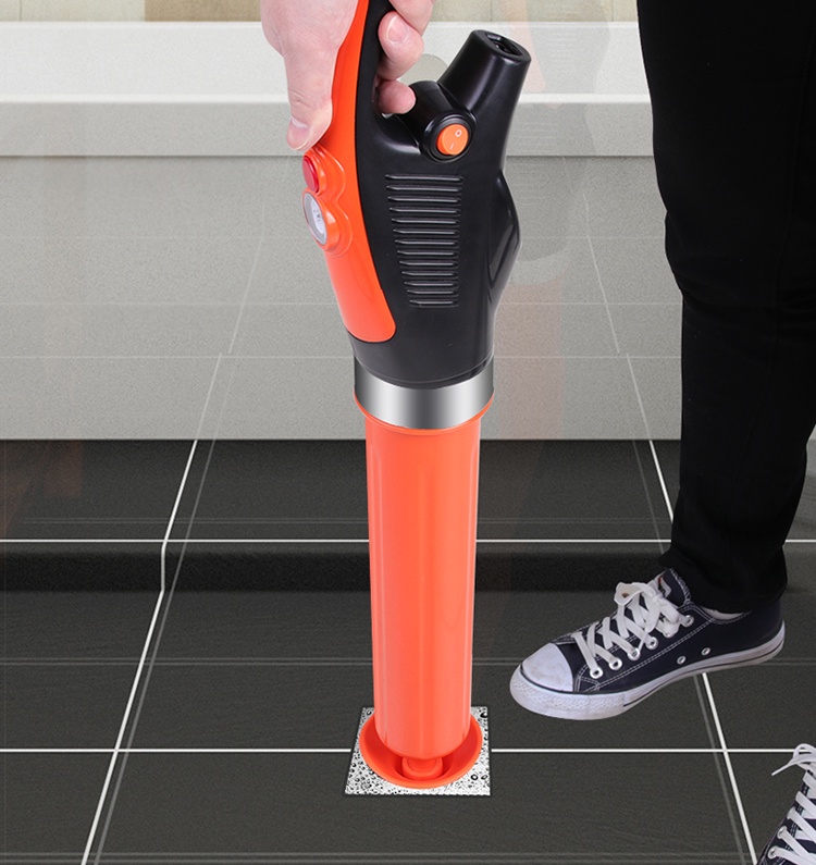 Toilet Plunger Pump Toilet Sumbat Drain Clog Remover High Pressure ...