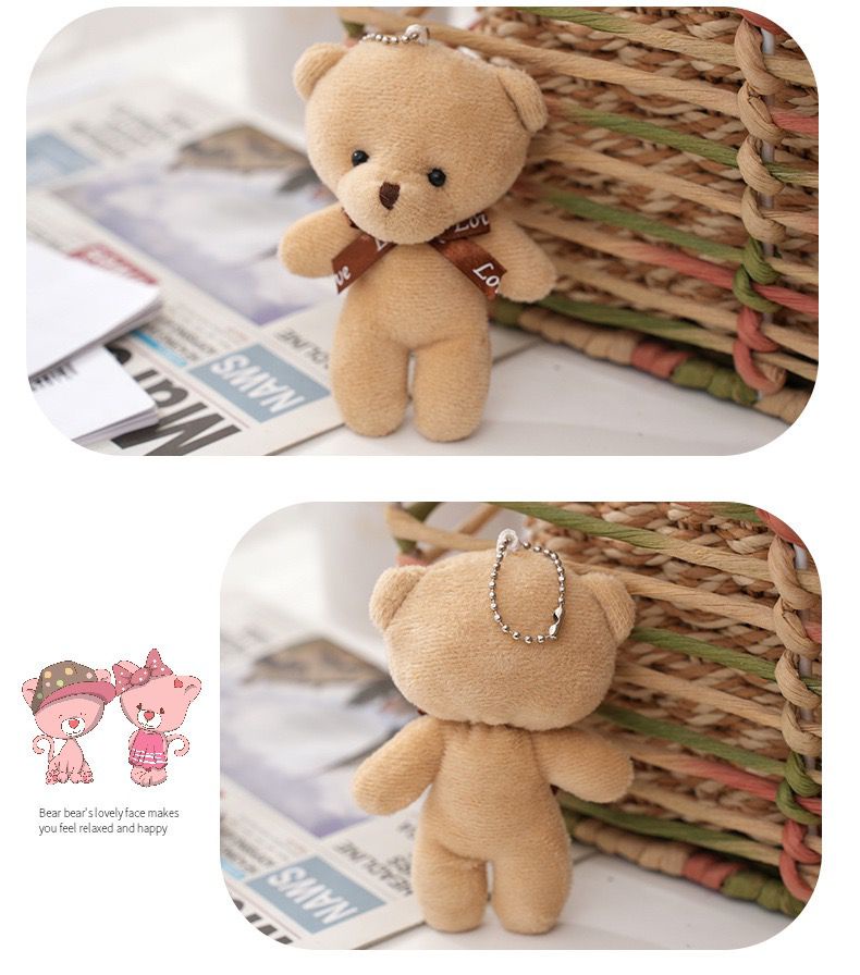 Mini Bear Toys Cute Small Size Bear Doll 12CM Suitable for Bouquet Gift ...