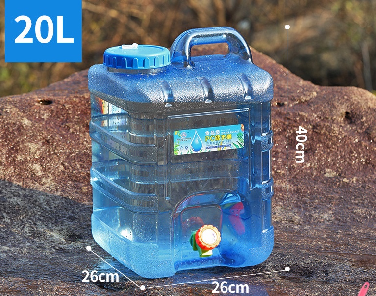 8L/12L/18L/22L)(10L/15L/20L Portable Outdoor Water Barrel Bucket ...