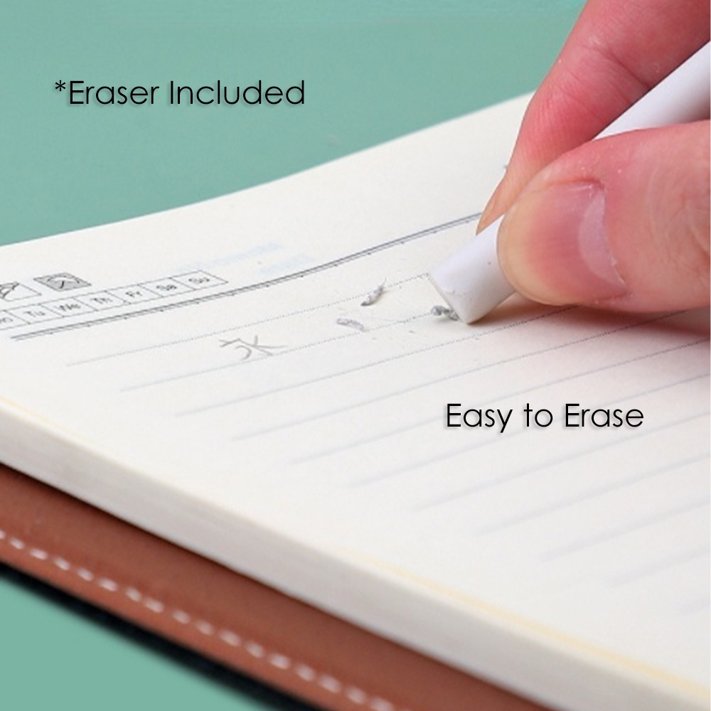 BSU FREE ERASER Eternal Pencil Permanent Erasable No Need Sharpening ...