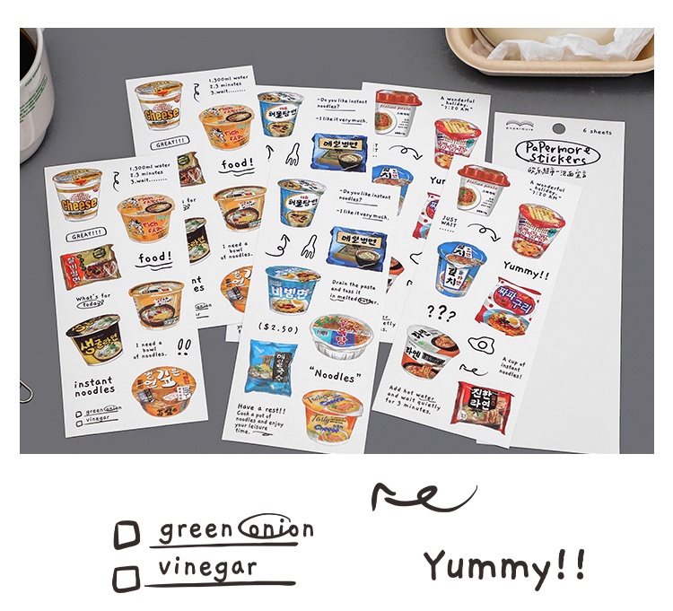 PPM Creative Daily Life Grocery Supermarket Series Deco Stickers DIY ...