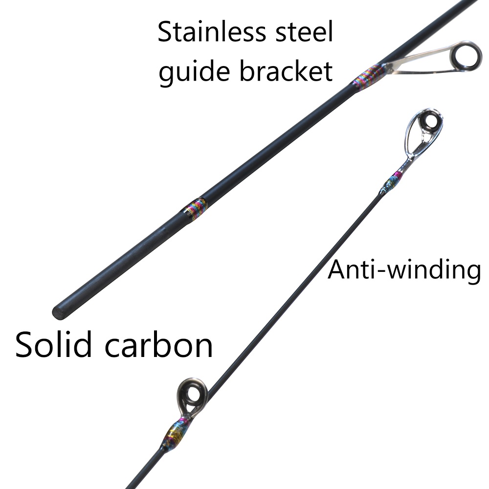1.68M/1.8M FUJI Solid Carbon UL Rod X-Cross Ultralight Spinning Rod ...