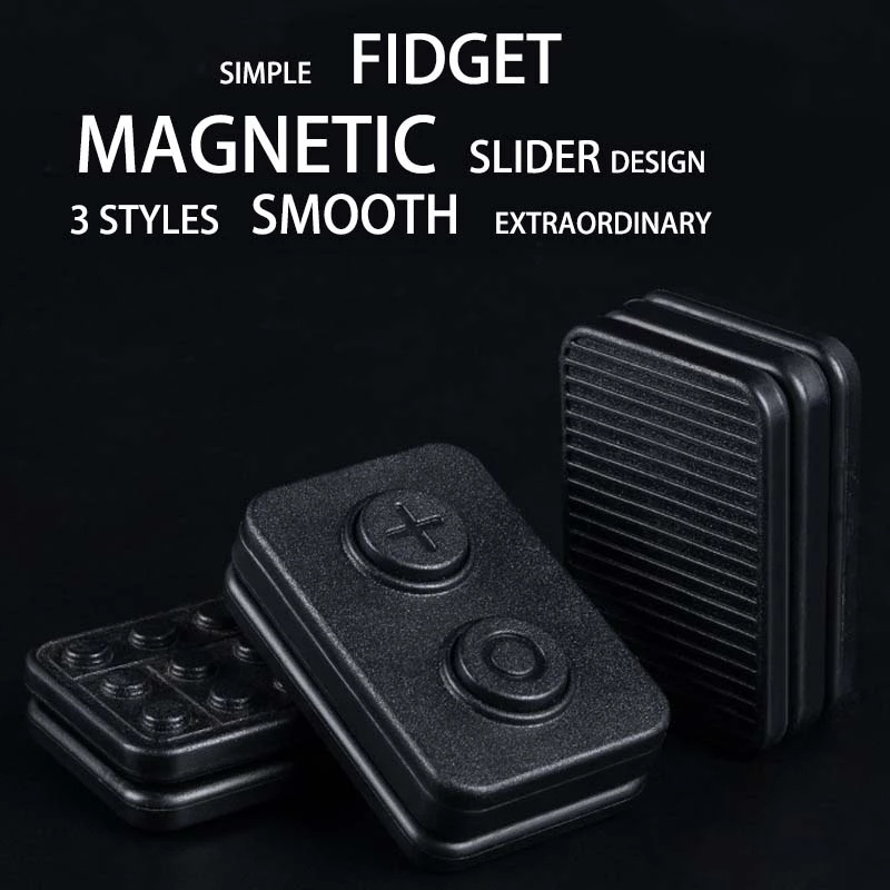 Fun ABS Magnetic Sliders EDC Fidget Push Clickers Haptic Antistress ...