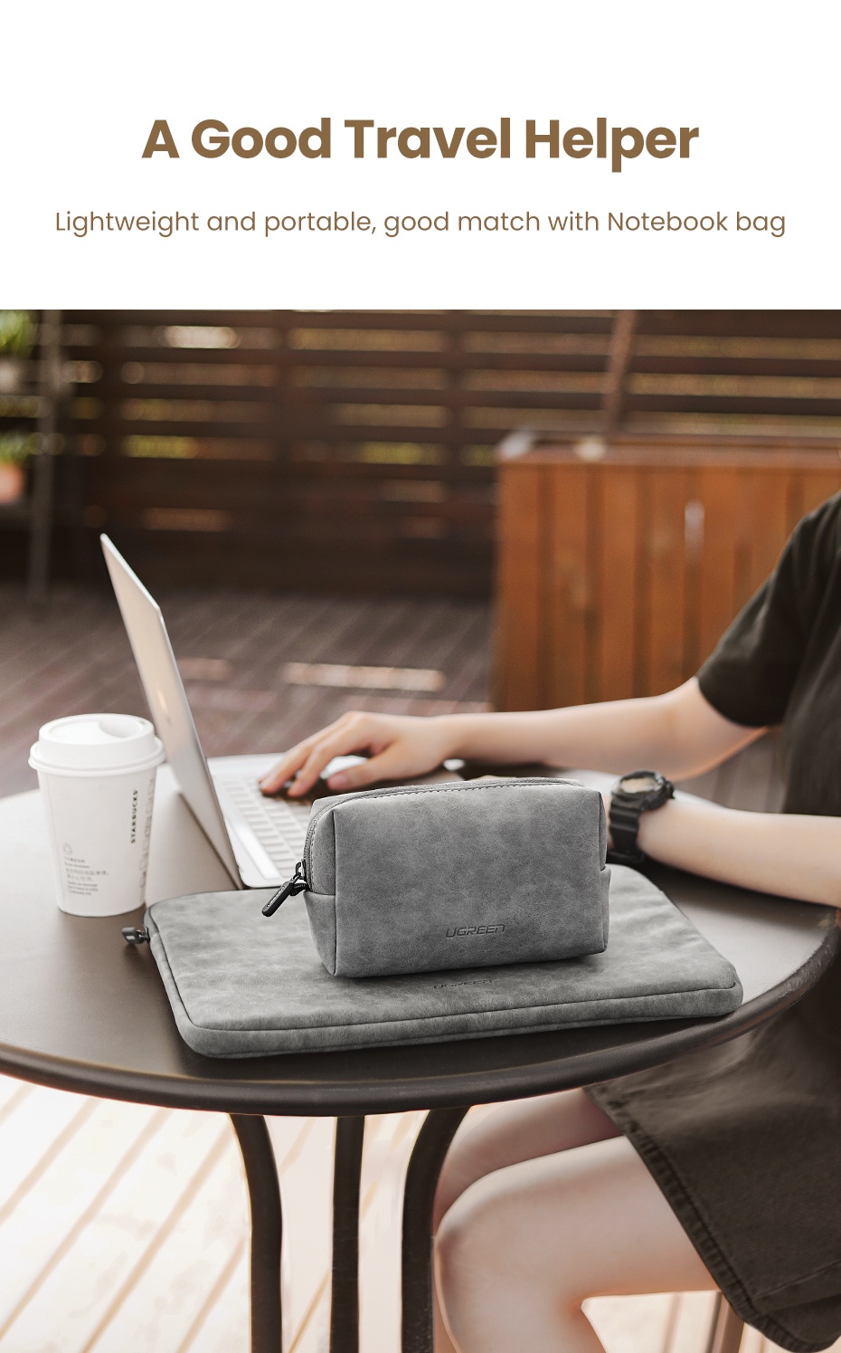 UGREEN Accessories Storage Bag Portable Case Charger Charging Headset ...