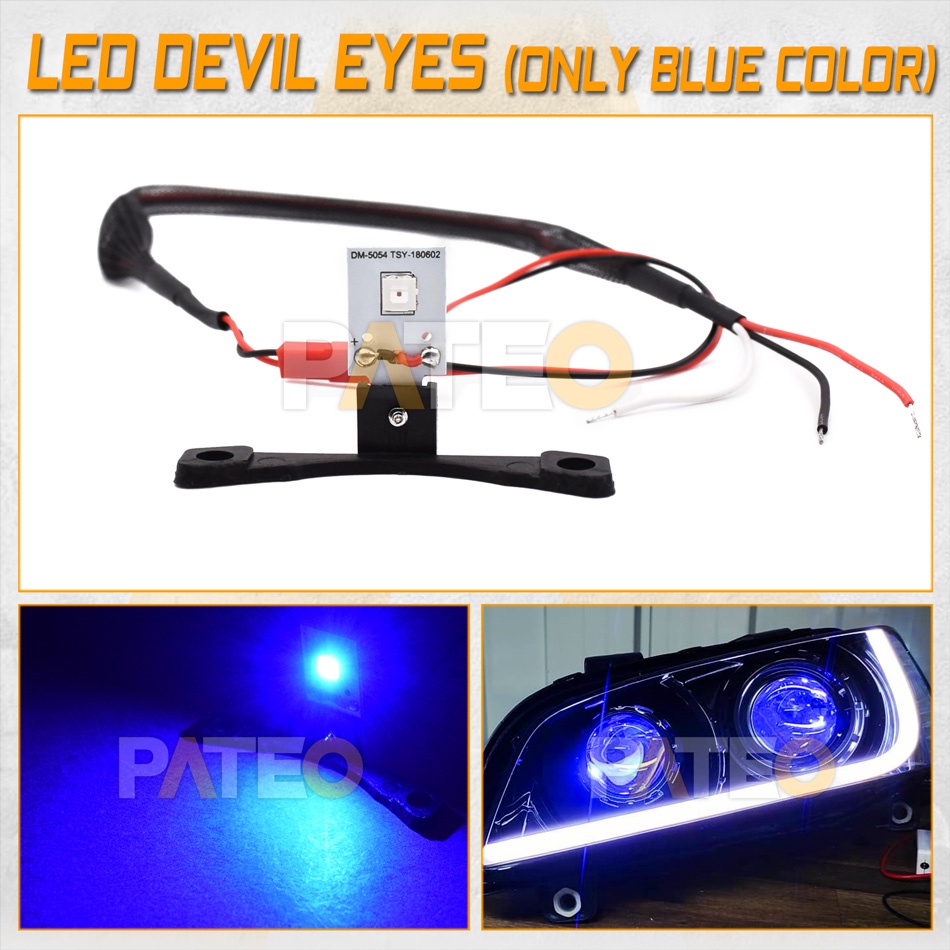 LED Devil Demon Evil Eyes Single Color Light For Headlight Projector ...