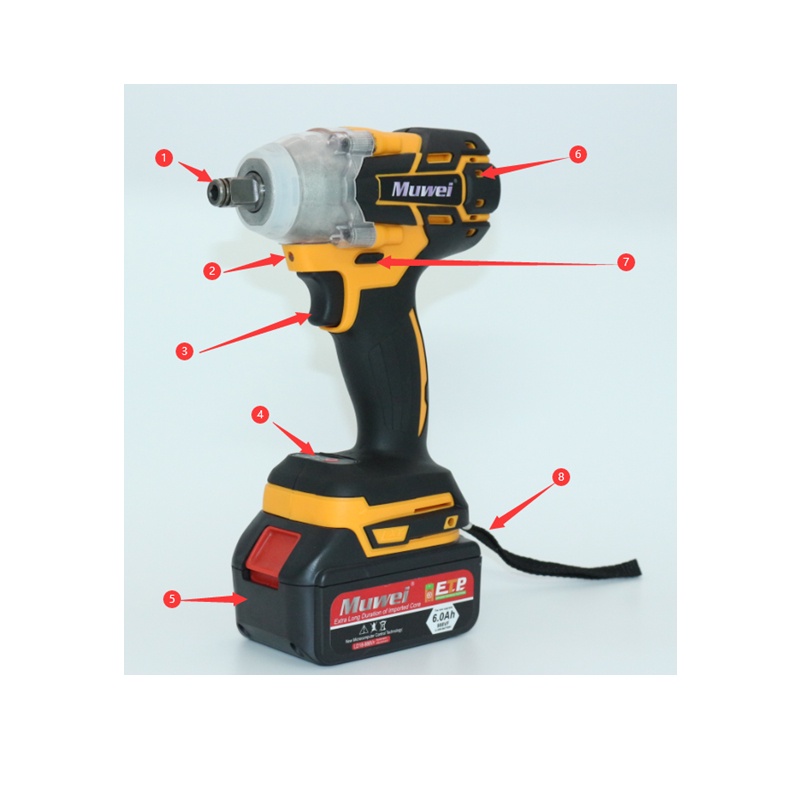 [Muwei]6.0AH Drill Cordless Set Multi Function Electric Wrench Tool ...