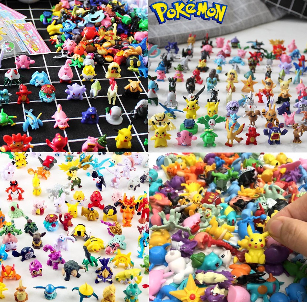 144 Cute Mini pokemon Figures And Other Super Combinations, Battle Toy ...