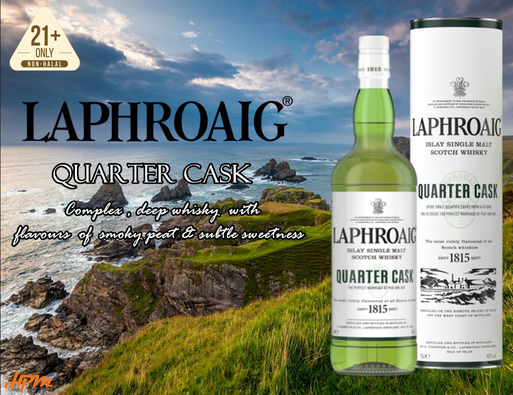 Laphroaig Quarter Cask Islay Single Malt Whisky 700ml | Shopee Malaysia