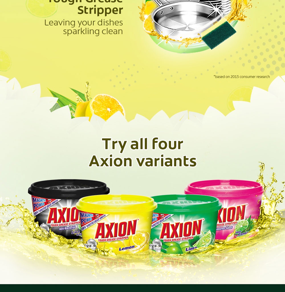 Axion Lemon Dishwash Paste 700g | Shopee Malaysia
