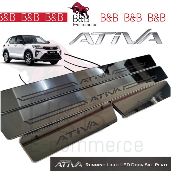 DOOR STEP LED Myvi BEZZA AXIA ATIVA ALZA 4PCS PERODUA RUNNING LIGHT ...