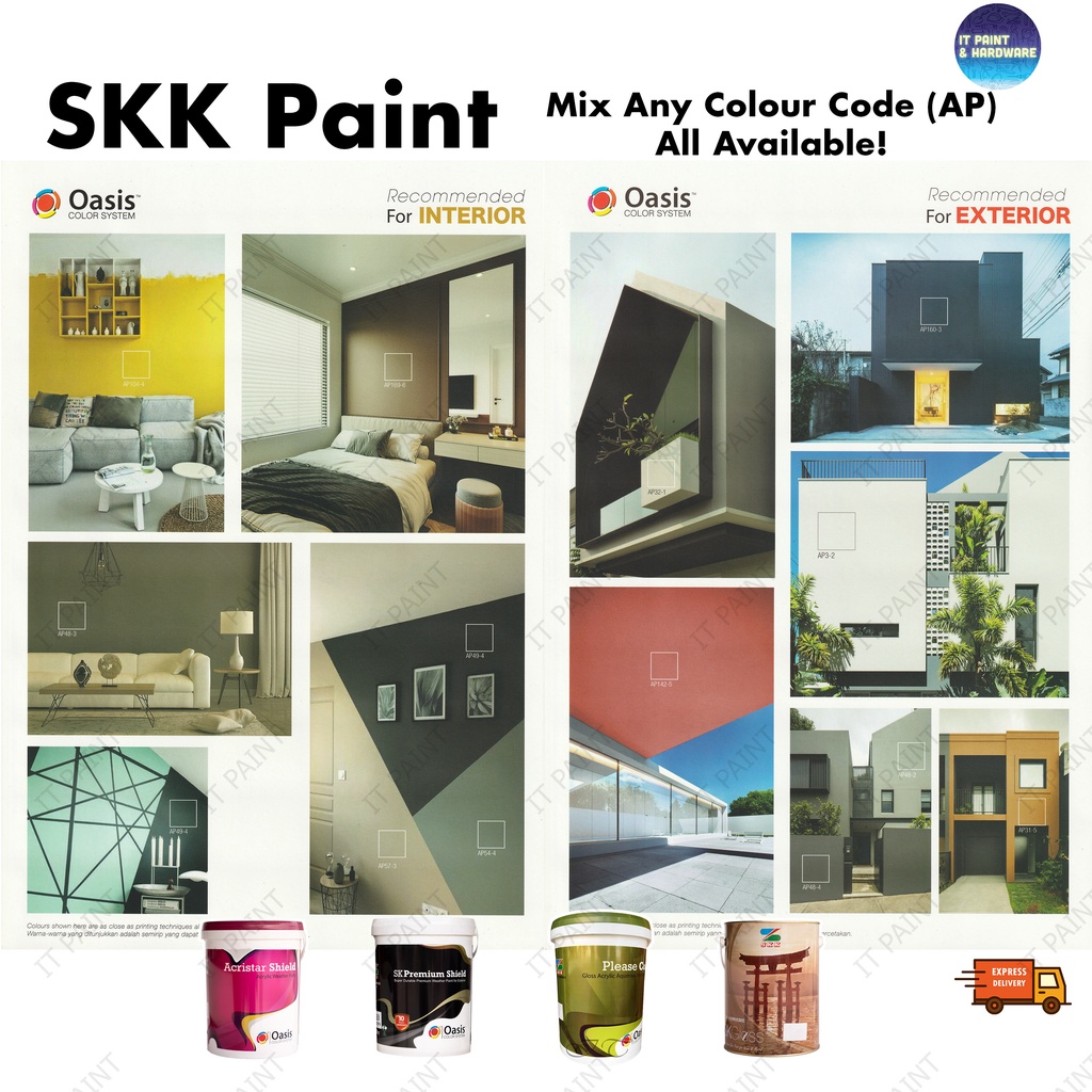 [SKK Catalog Colour] 5 LITER SKK Paint Acristar Shield for Exterior ...