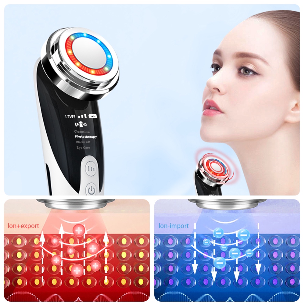 👍💞💞💞Multi-functional Beauty Machine Ultrasonic iontophoresis Beauty ...