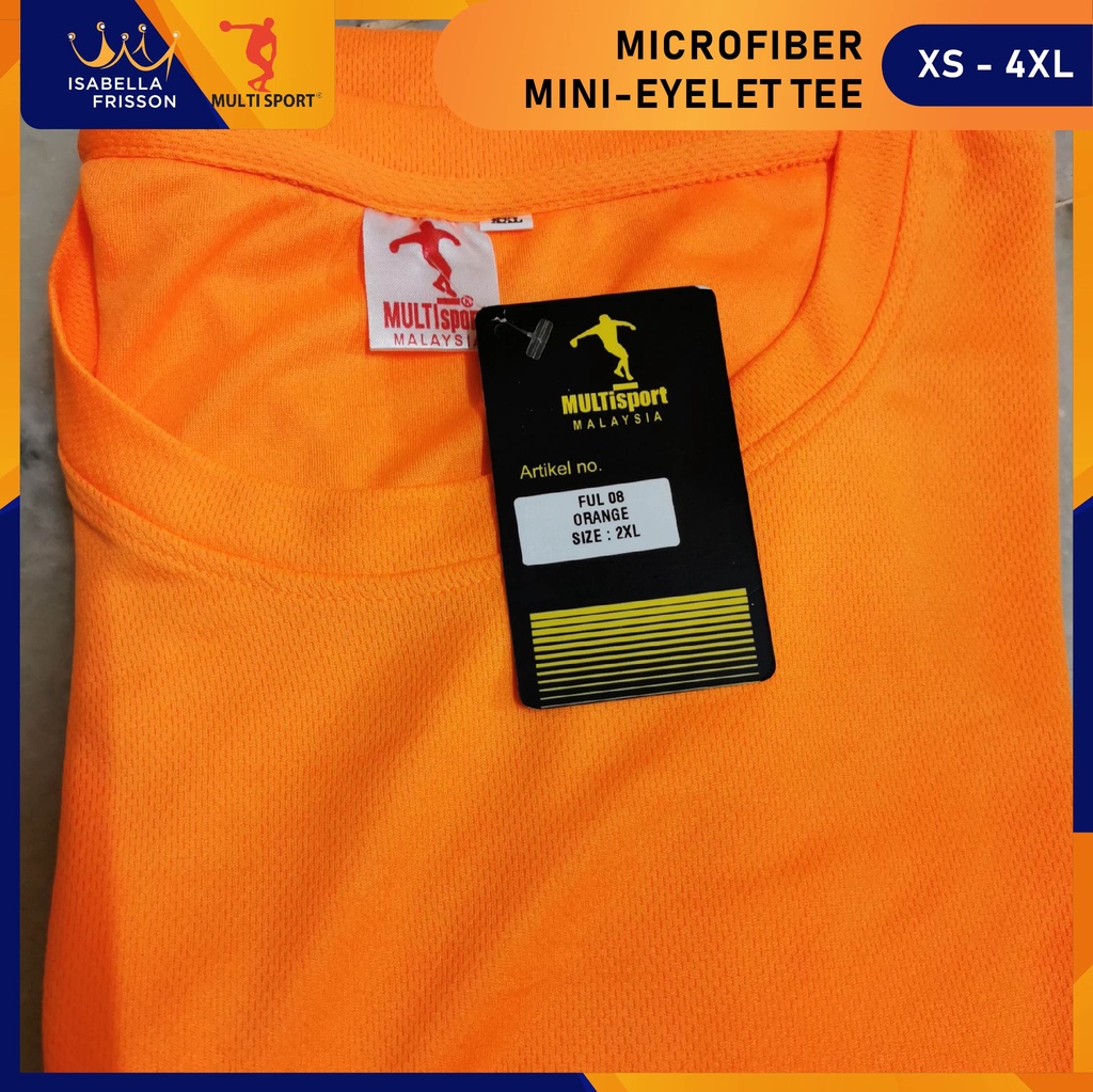 Arora Multisport Long Sleeve T-Shirt Unisex Mini Eyelet Microfiber ...