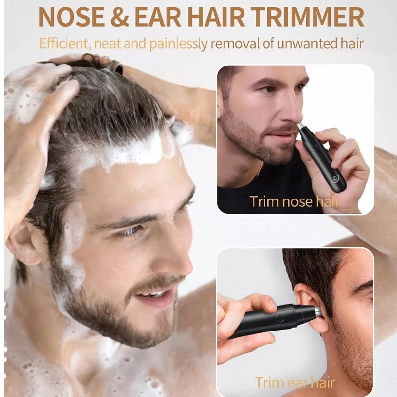 KIPRUN Electric Nose Hair Trimmer For Men Trimmer Nose Automatic ...