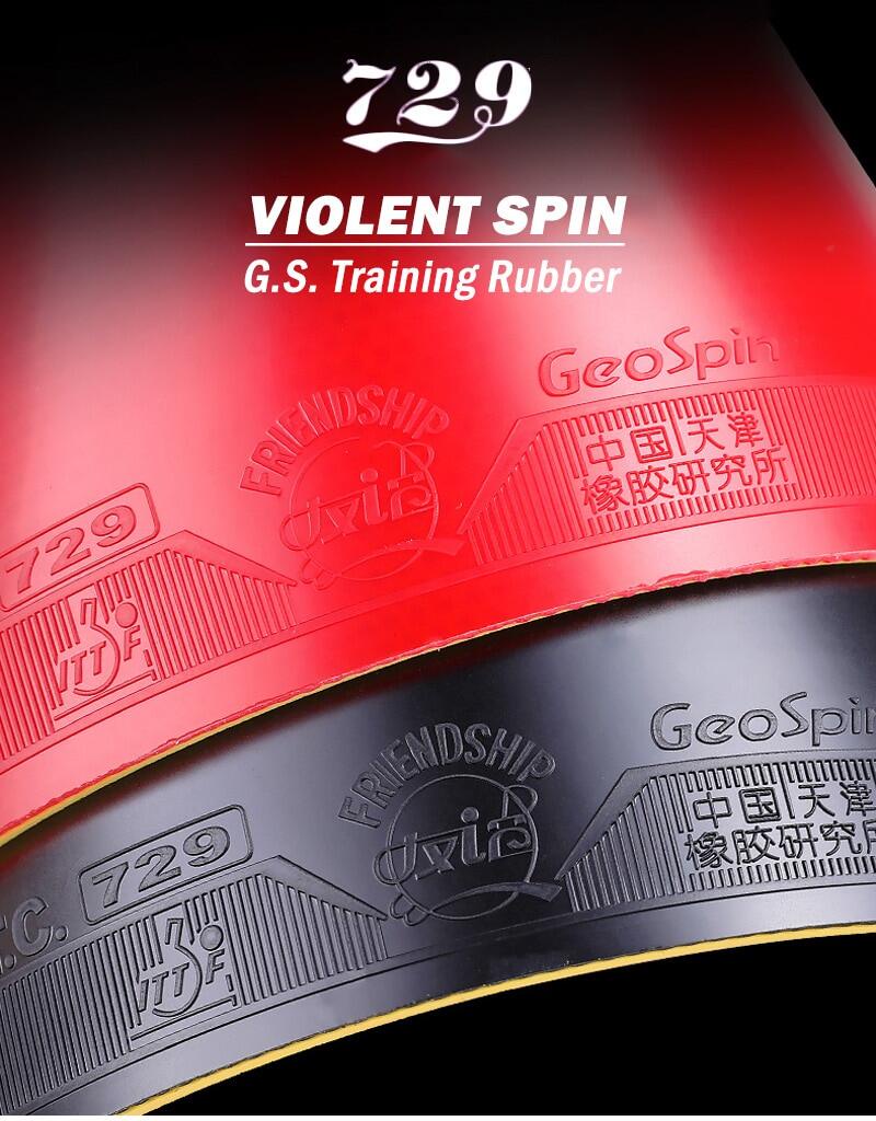 Original 729 Rubber GS Geo Spin Sticky Elastic Rubber Table Tennis ...