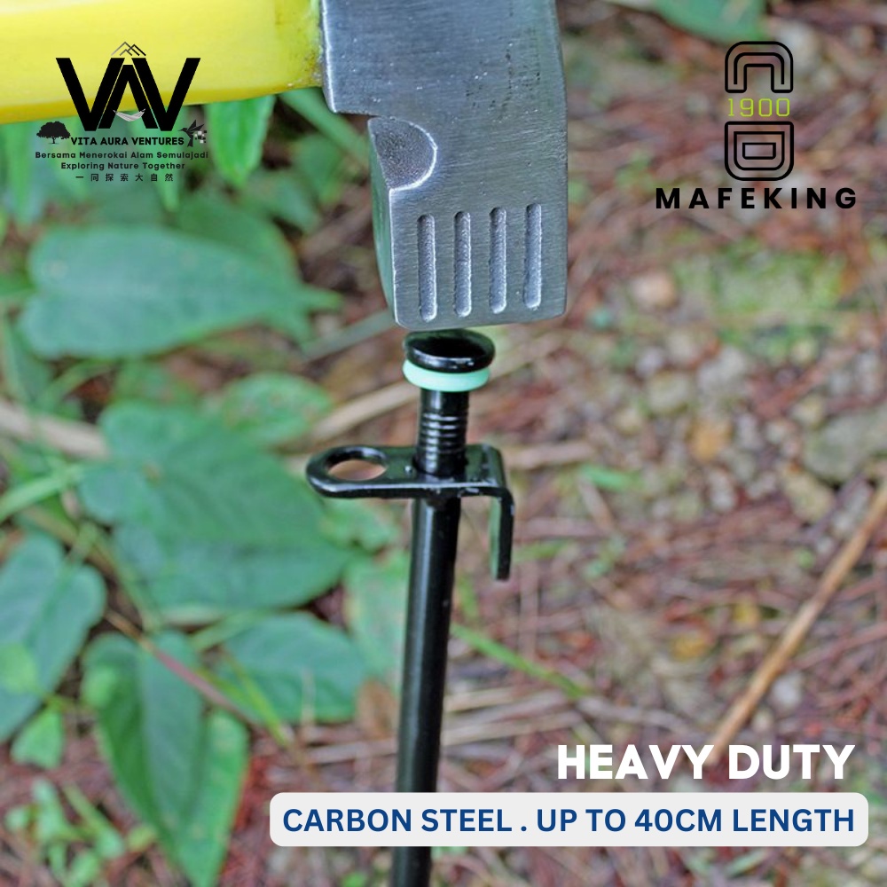 MAFEKING CAMPING PEG / CARBON STEEL TENT / TARP PEG | Shopee Malaysia