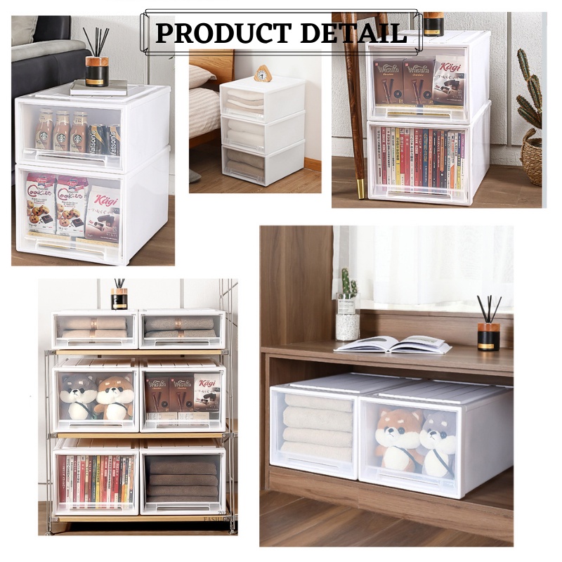 Wardrobe Organizer Home Stackable Clothes Organization Cloth Kotak ...