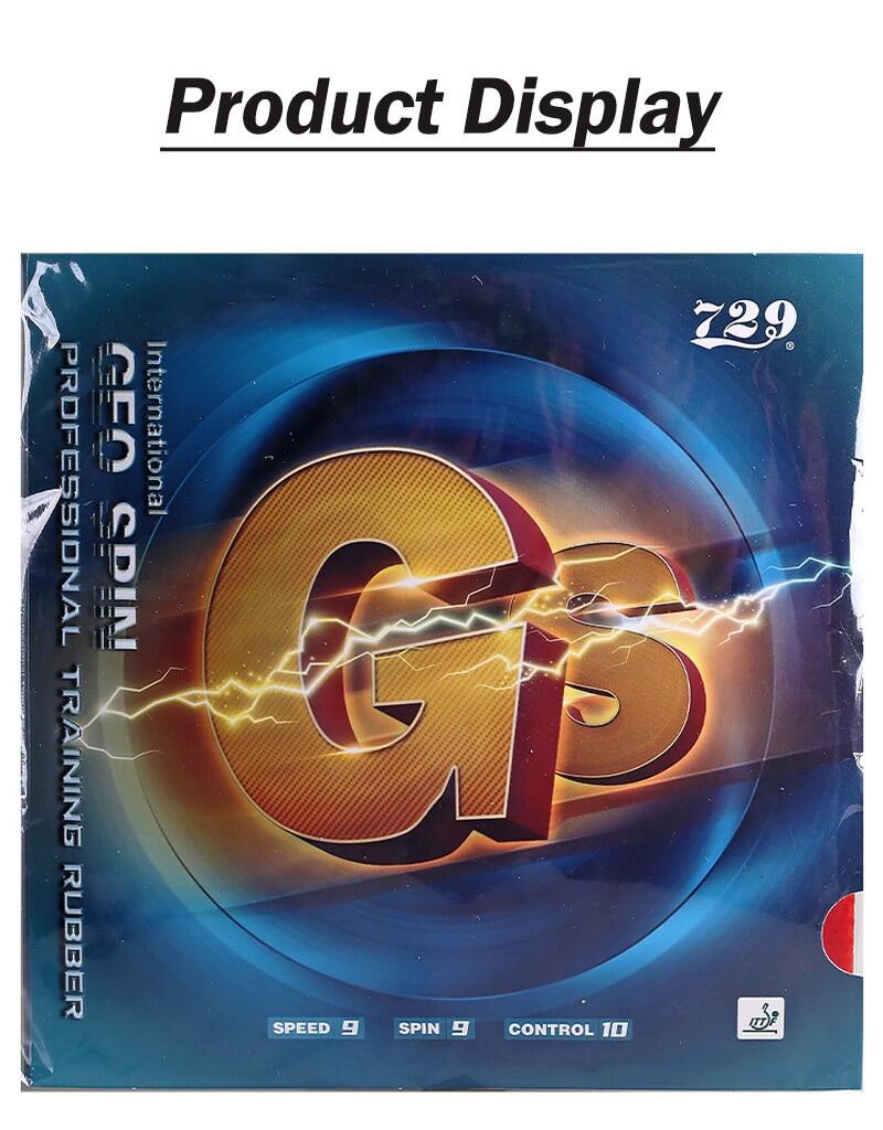 Original 729 Rubber GS Geo Spin Sticky Elastic Rubber Table Tennis ...