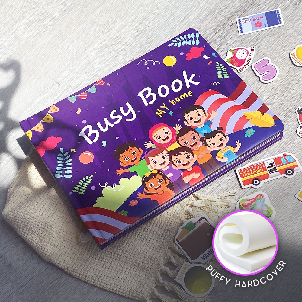 Premium Busy Book/MY Home/Quiet Book/Montessori Preschool Early ...