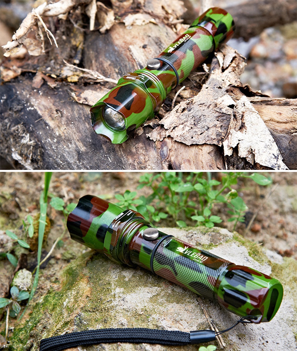 【M'sia Stock】Strong torch aluminium alloy zoom rechargeable lighting ...