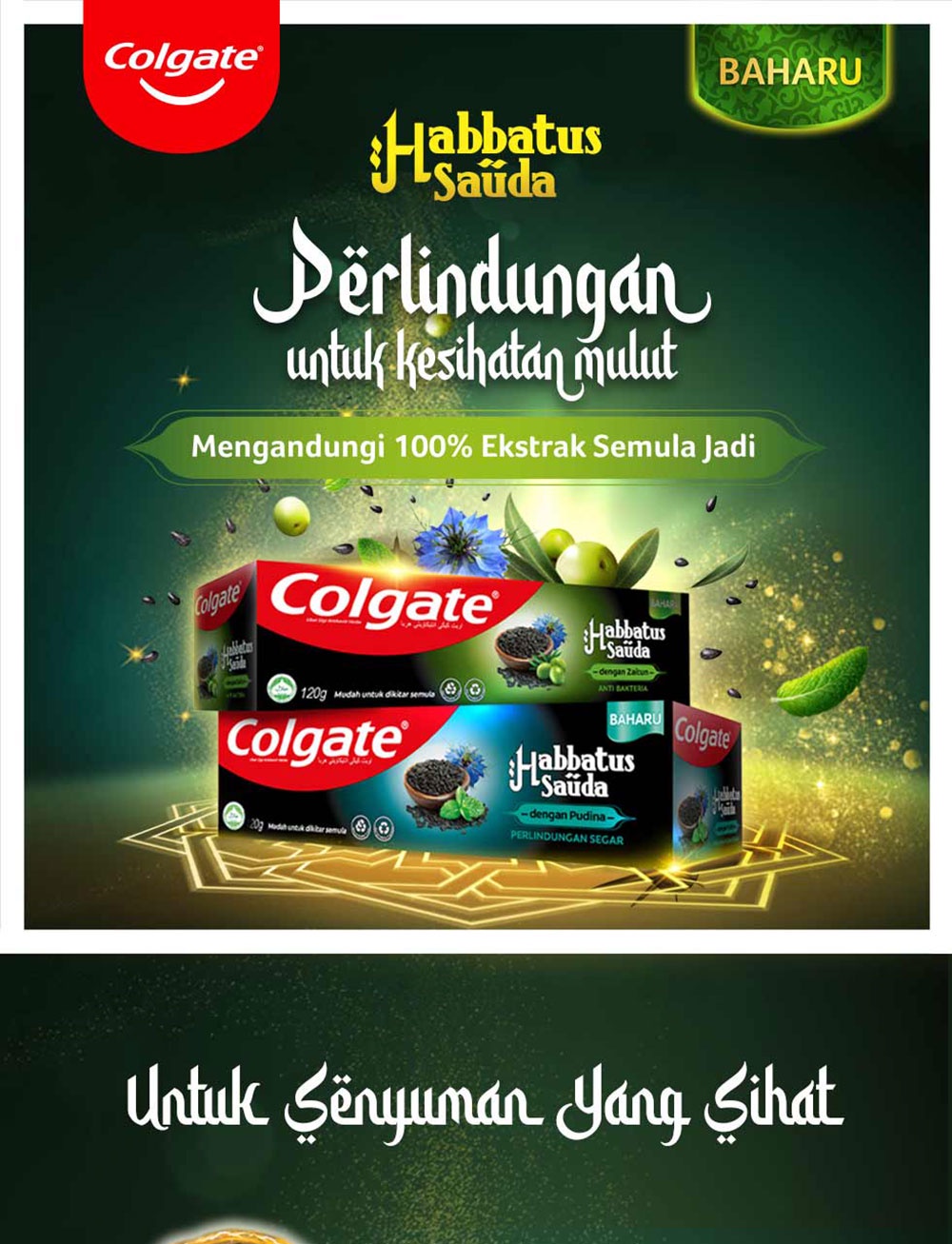 Colgate Habbatus Sauda Mint Toothpaste 120g | Shopee Malaysia