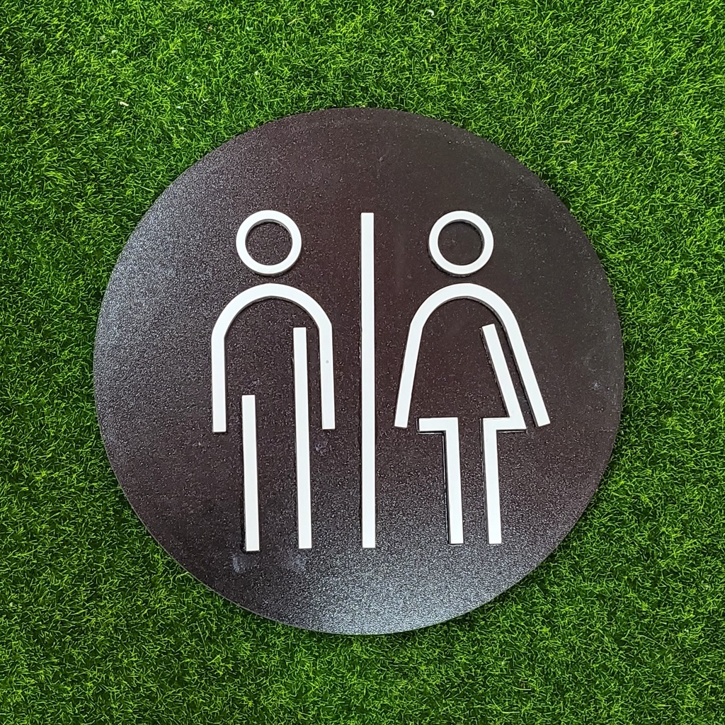 TOILET SIGNAGE FOR MEN AND WOMEN WOOD MATERIAL | Shopee Malaysia