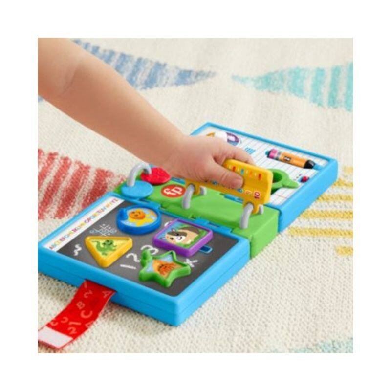 Fisher Price Laugh & Learn 123 School book Early Learning Motor Skill ...